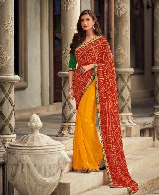 Palav Palav Collection P19342 Maroon Unique Fancy Fabric Saree – SANSKAR